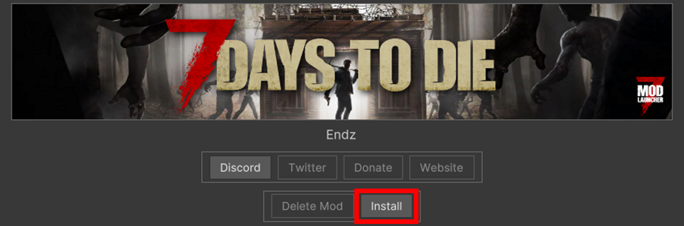 「7 Days to Die」のMod「EndZ」のダウンロード・インストール方法 | サクッとマルチ